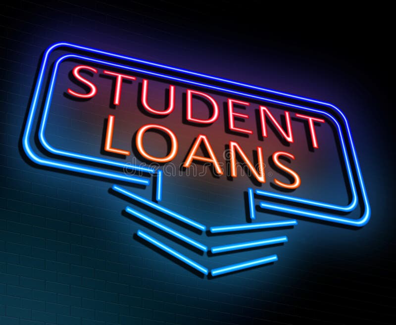 Student loans stock illustration. Illustration of dollar - 22869385