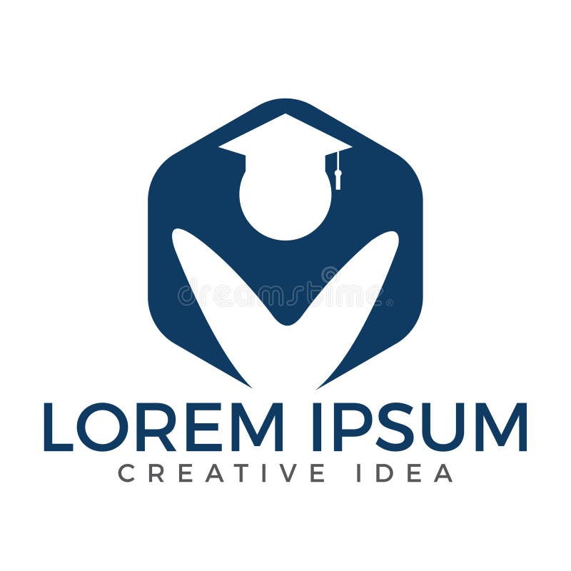 Student Logo Design. Education Logo. Stock Vector - Illustration of ...