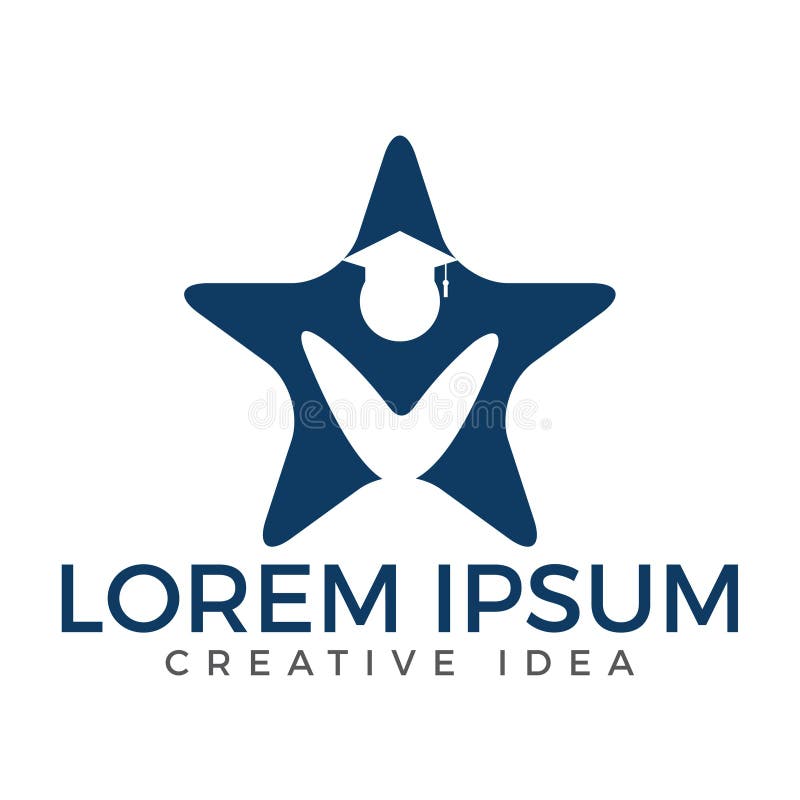 Student Logo Design. Education Logo. Stock Vector - Illustration of ...