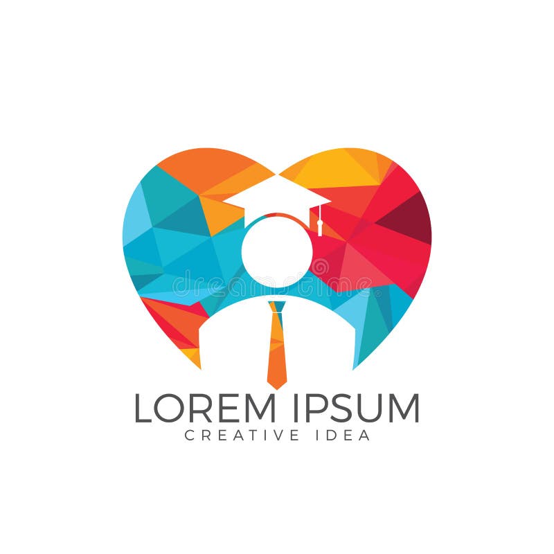 Student Logo Design. Education Logo. Stock Vector - Illustration of ...