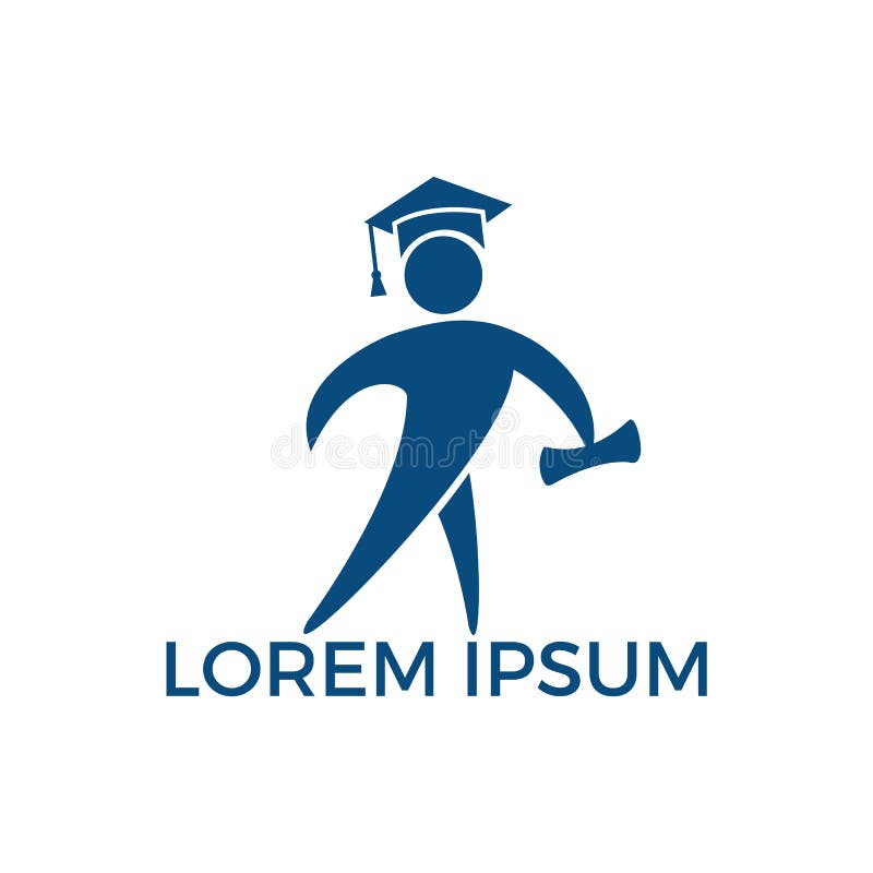 Student Logo Design. Education Logo. Stock Vector - Illustration of ...