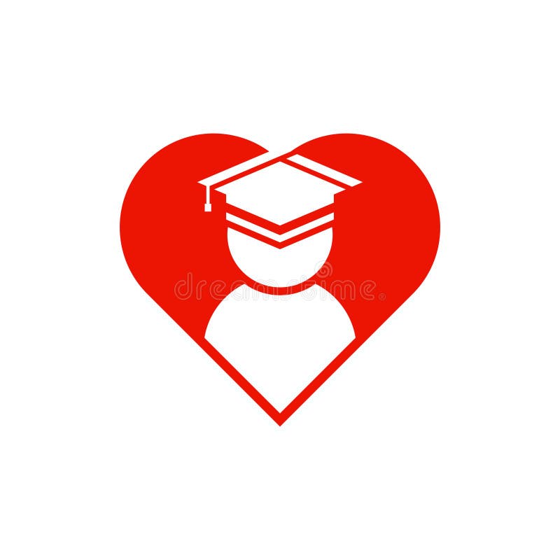 Student Love Education Vector Logo, Education Symbol Design, Vector ...