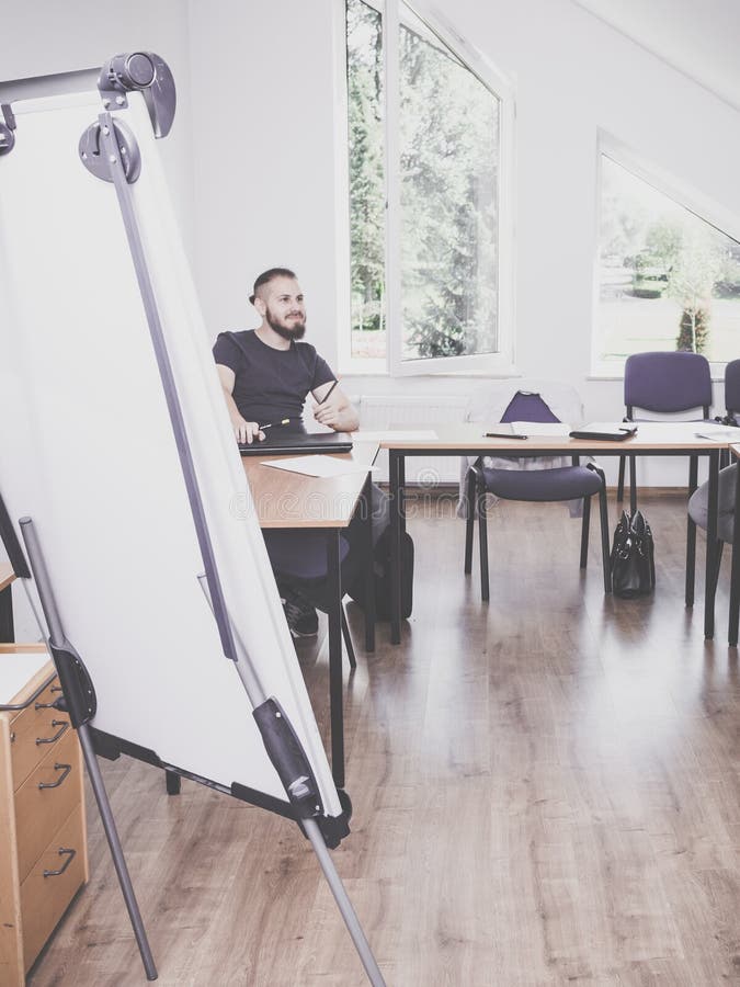 Student man in class stock image. Image of exam, library - 142238499