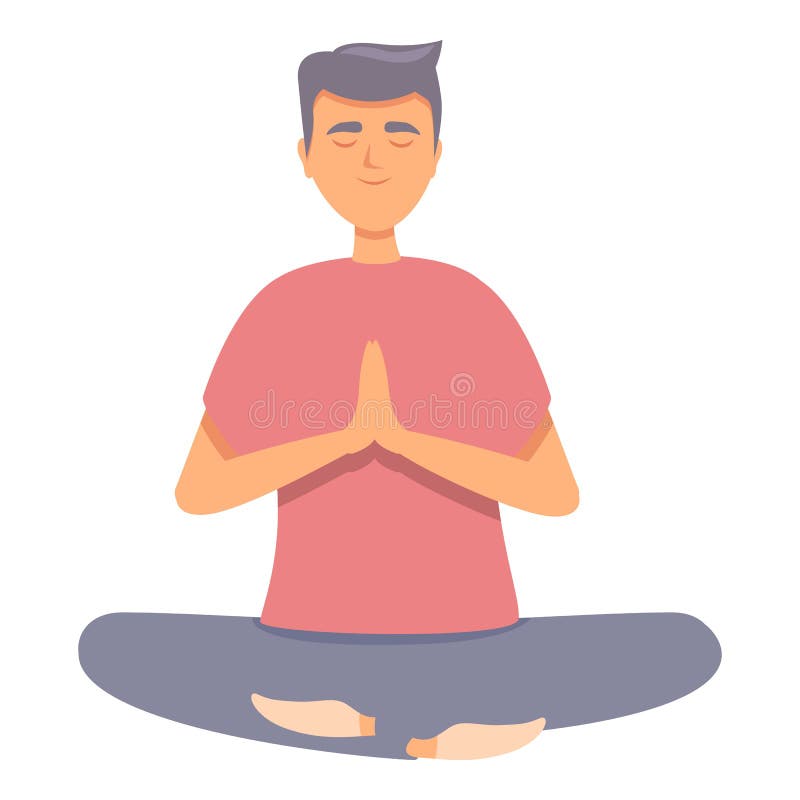 Student Meditation Icon Cartoon Vector. Yoga Meditate Stock Vector ... Student Meditation Icon Cartoon Vector. Yoga Meditate Stock Vector ...