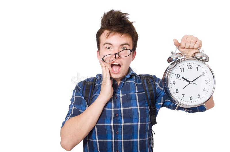 Student Missing His Studying Deadlines Stock Photo - Image of deadline ...
