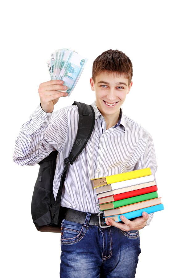 Student with a Money stock photo. Image of face, money - 40602108