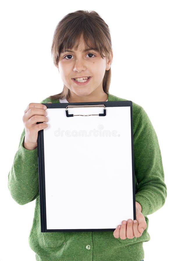 Student with notepad stock photo. Image of girls, notes - 4658476