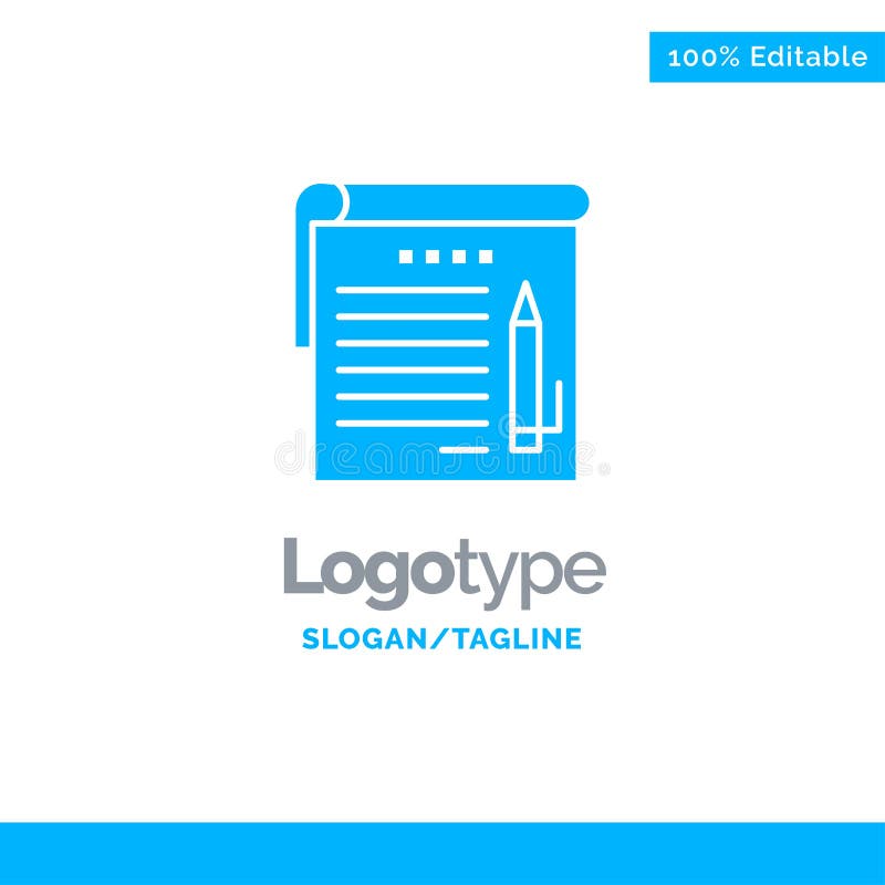 Student, Notes, Note, Education Blue Business Logo Template Stock ...