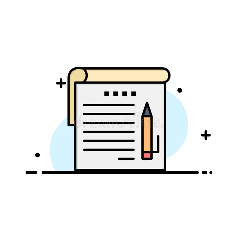 Student, Notes, Note, Education Business Logo Template. Flat Color ...