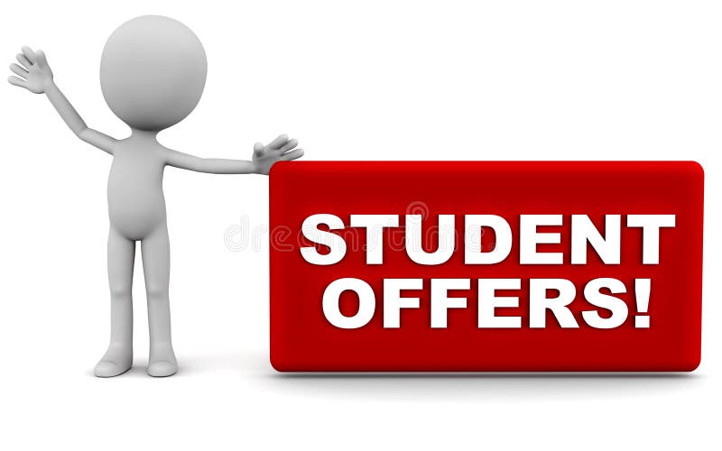 Student offers stock illustration. Illustration of offers - 29624203