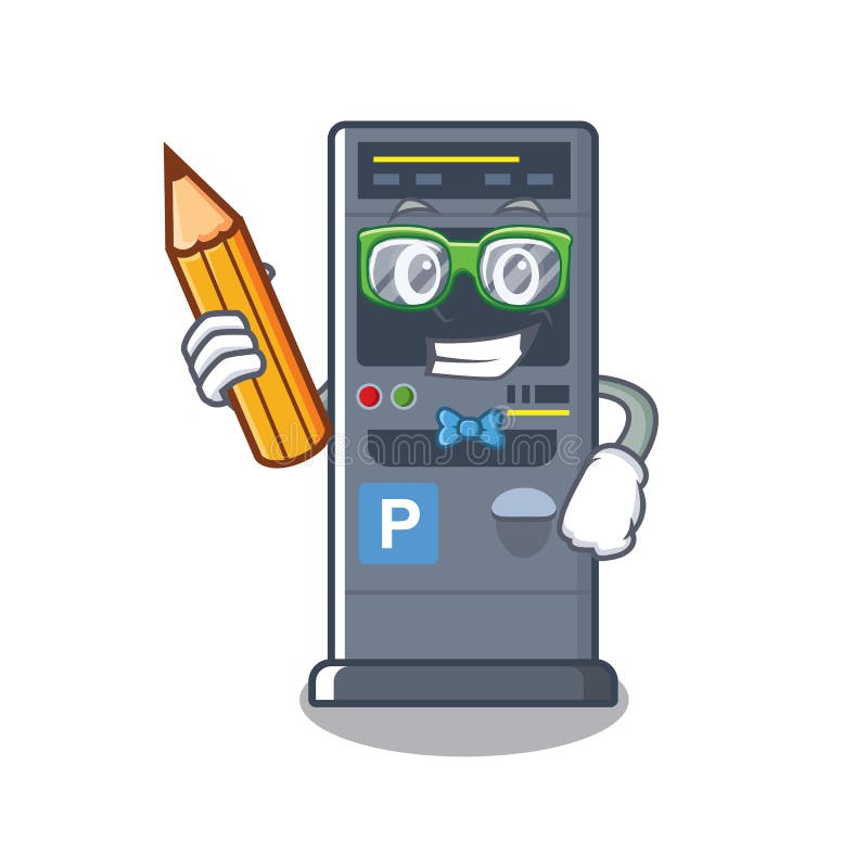 Student Parking Vending Machine the Cartoon Shape Stock Vector ...