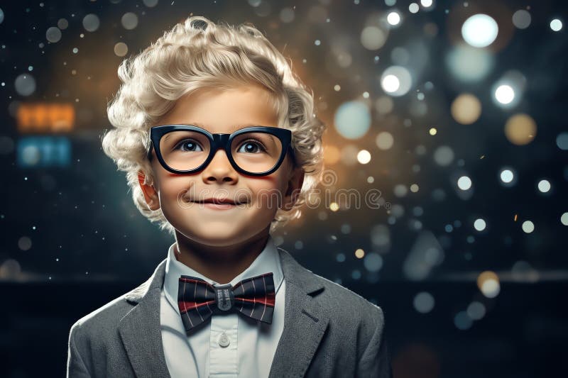 Student Participating in an Academic Quiz Competition, Smart Kid in ...