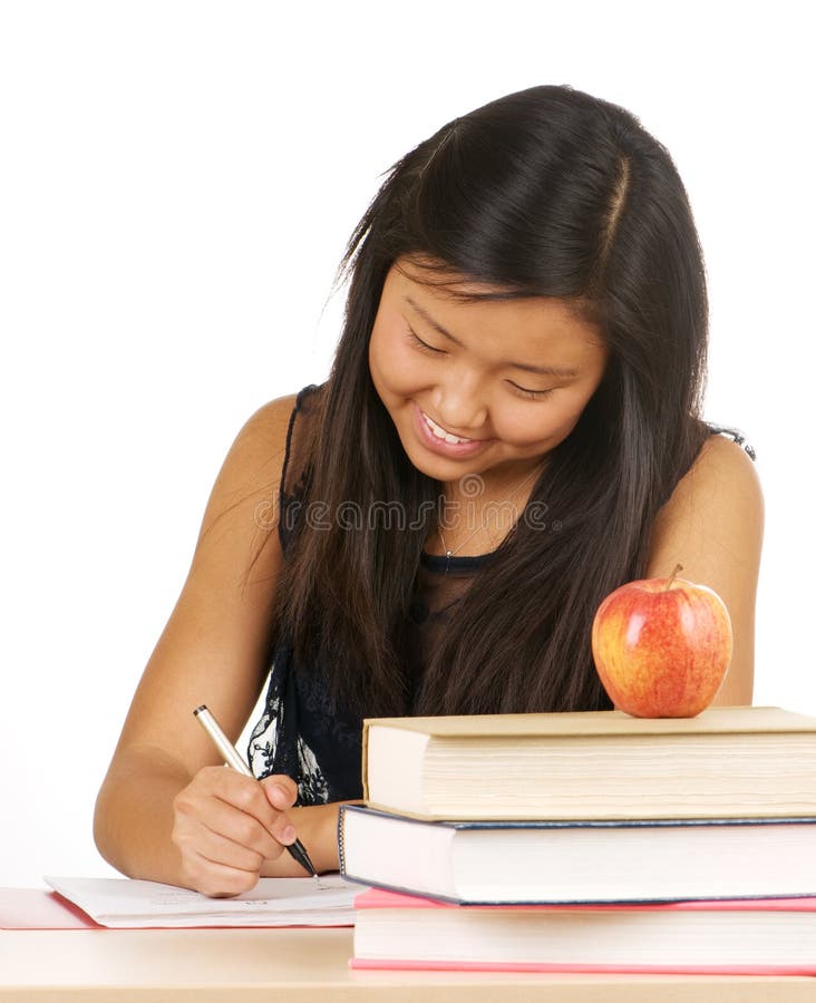 Art Student stock photo. Image of canvas, happy, beautiful - 8961782