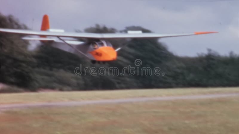 Student Pilot Performs a Bad Landing with Wrong Pull-up on Old Glider ...