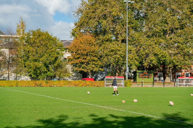 Student Playing Rugby in Trinity College Editorial Stock Image - Image ...