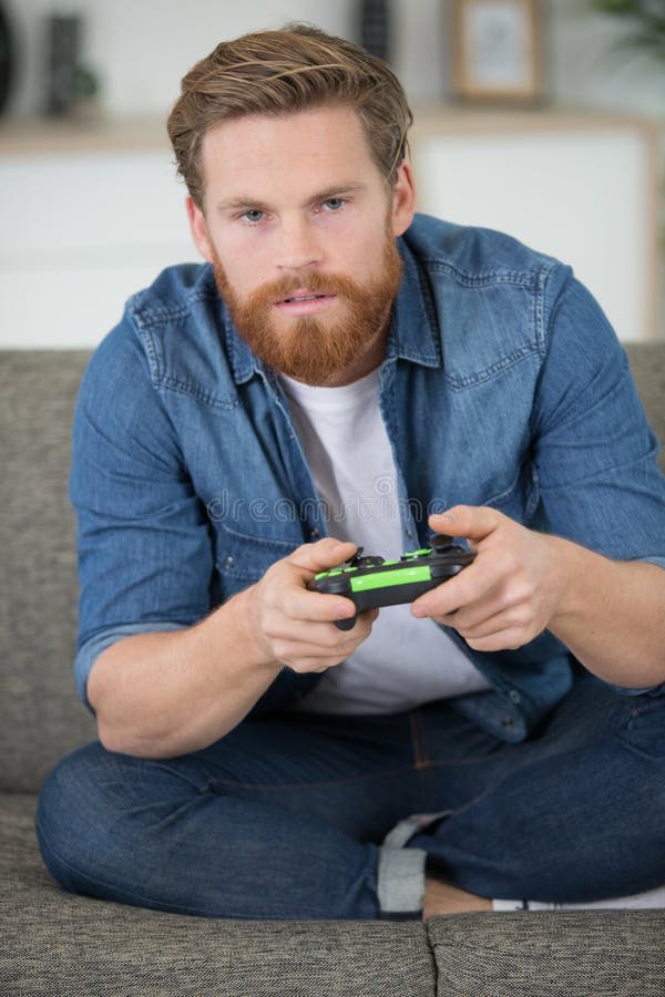 Student playing video game stock image. Image of concentration - 282709577