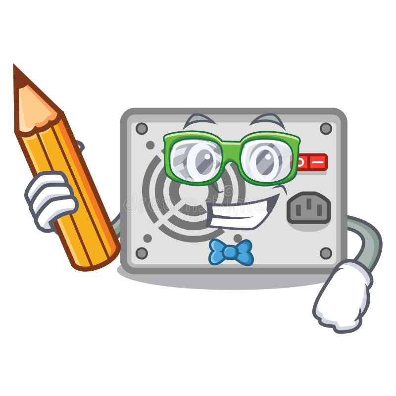 Student Power Supply in the Shape Characters Stock Vector ...