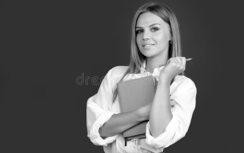 Student Preparing Exam and Learning Lessons in School Classroom ...
