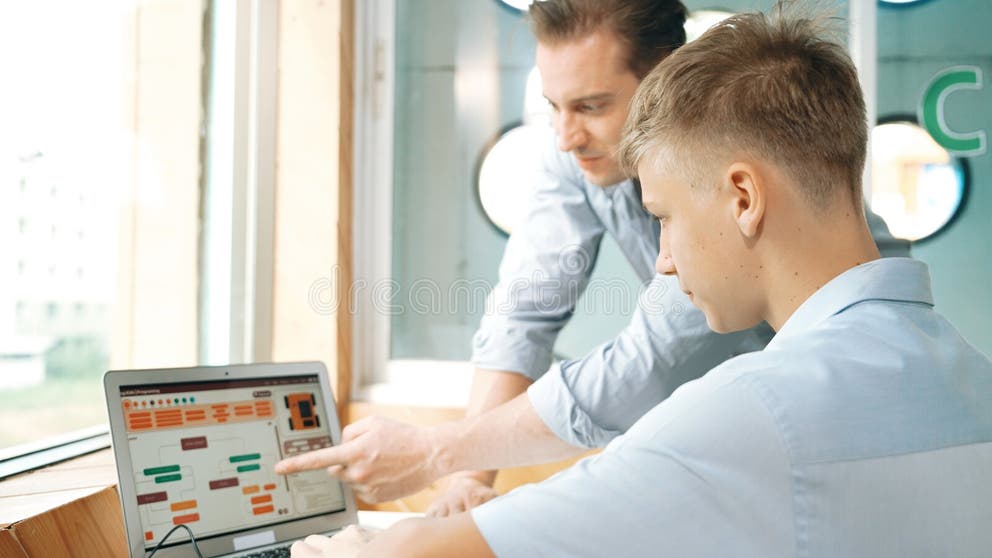 Student Present Coding Program and Car Model To Skilled Teacher ...