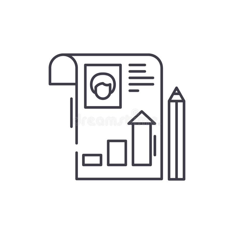 Student Line Icon Concept. Student Vector Linear Illustration, Symbol ...