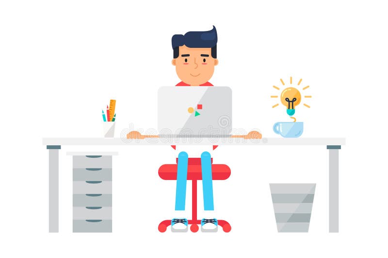 Programmer Solves Test Stock Illustrations – 2 Programmer Solves Test ...