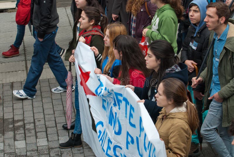 Student protest editorial stock image. Image of adult - 38084579