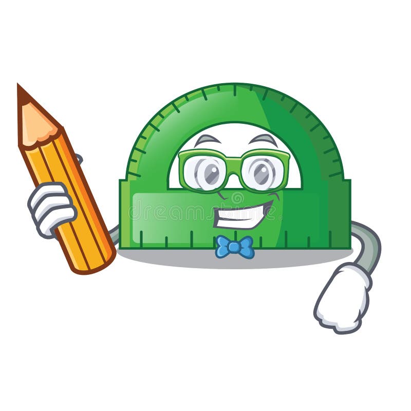 Student Protractor in a the Cartoon Bag Stock Vector - Illustration of ...