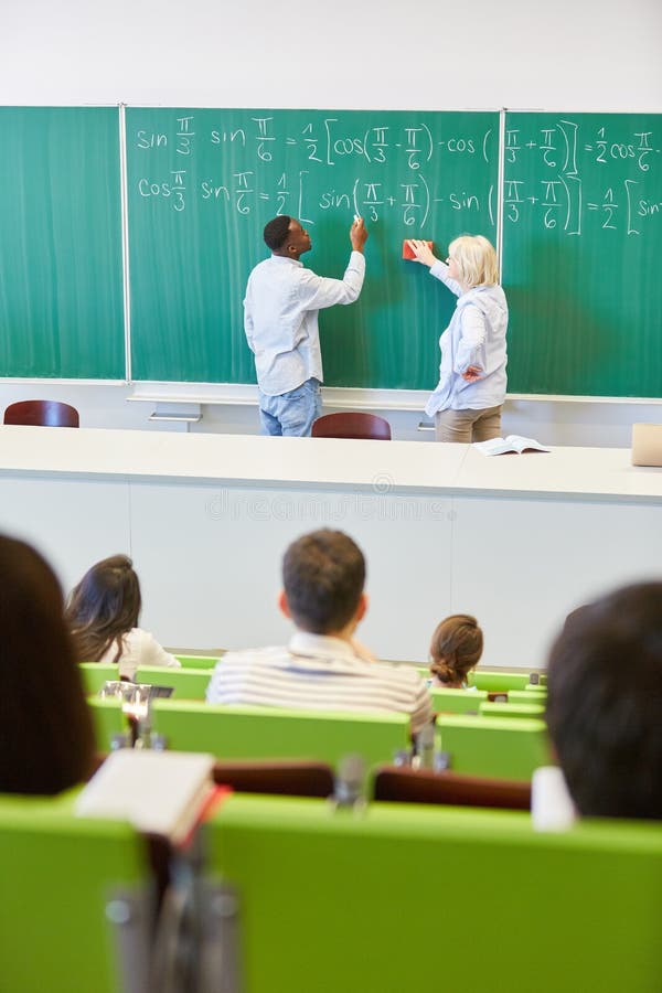 Student or Pupil Calculating Math Formula Stock Photo - Image of class ...