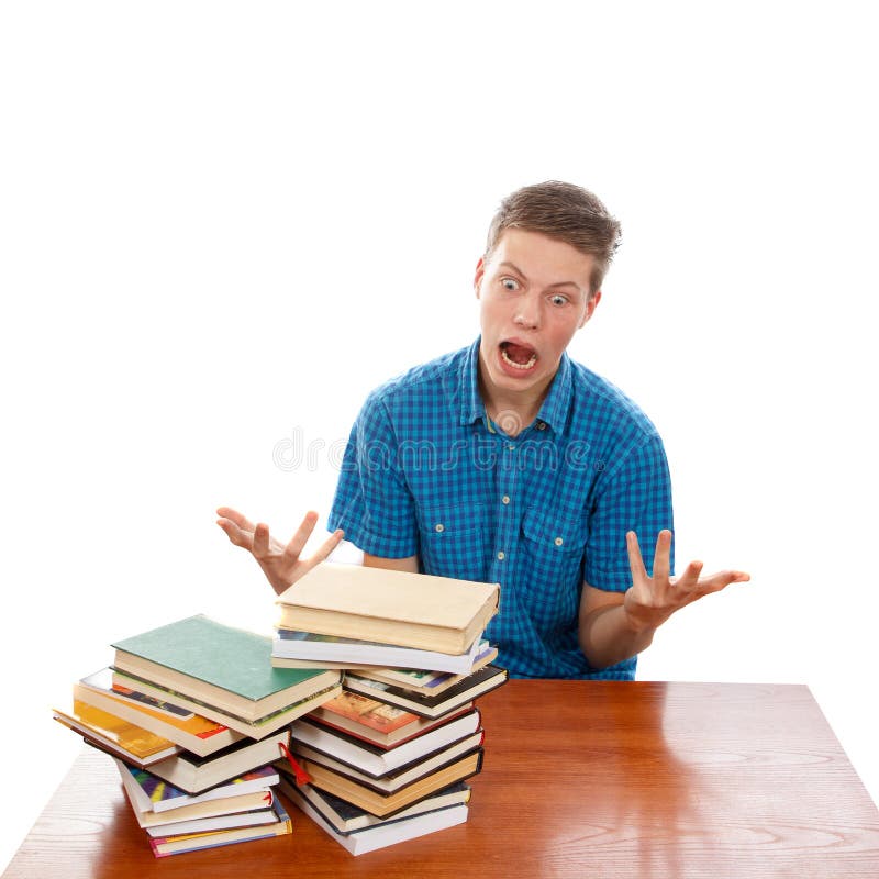 Student Rage stock image. Image of book, people, study - 49377445
