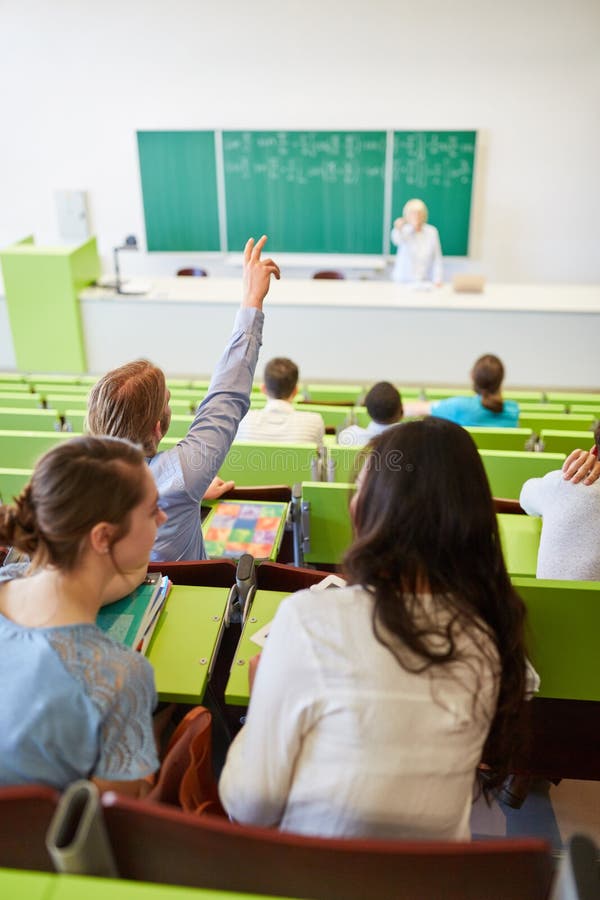 Student Raise Hand with Diligence Stock Photo - Image of lessons ...