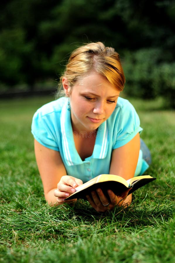 Student Reading stock photo. Image of women, sister, smiling - 6178688