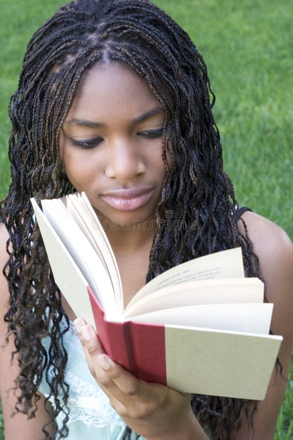 Student Reading stock image. Image of girl, read, african - 921713