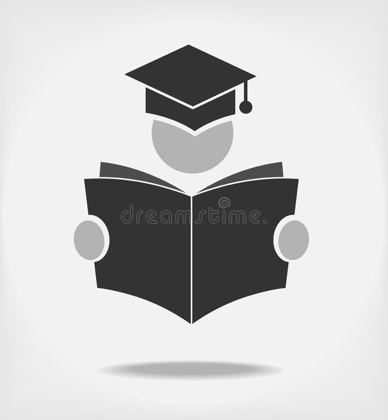 Student Reading a Book stock vector. Illustration of girl - 73226172