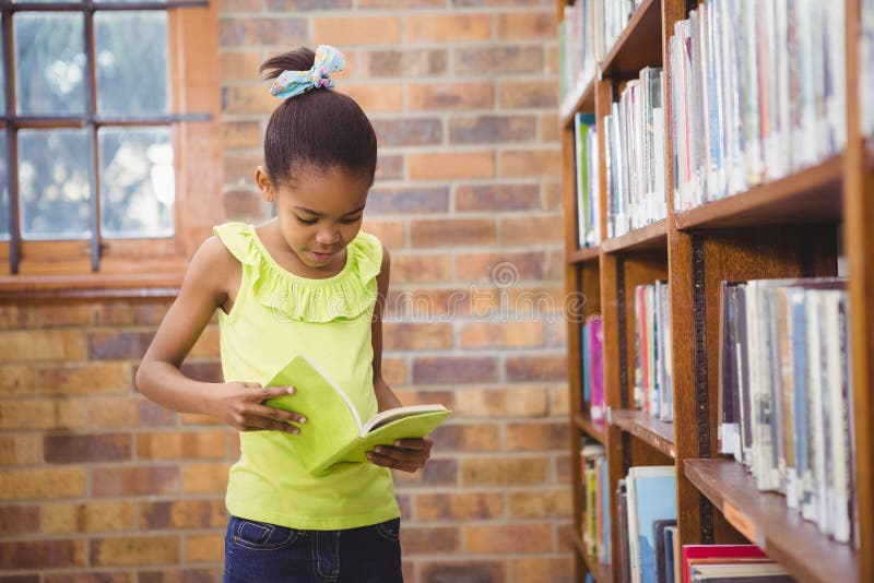 Pupils Reading Books in the Library Stock Image - Image of learn, class ...