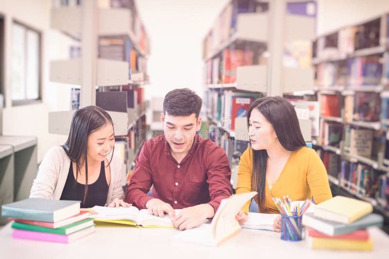 Student in library room stock photo. Image of books - 104106746