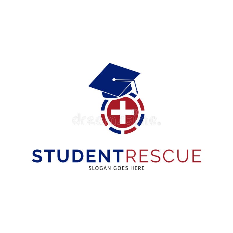 Student Rescue Icon Vector Logo Template Illustration Design Stock ...