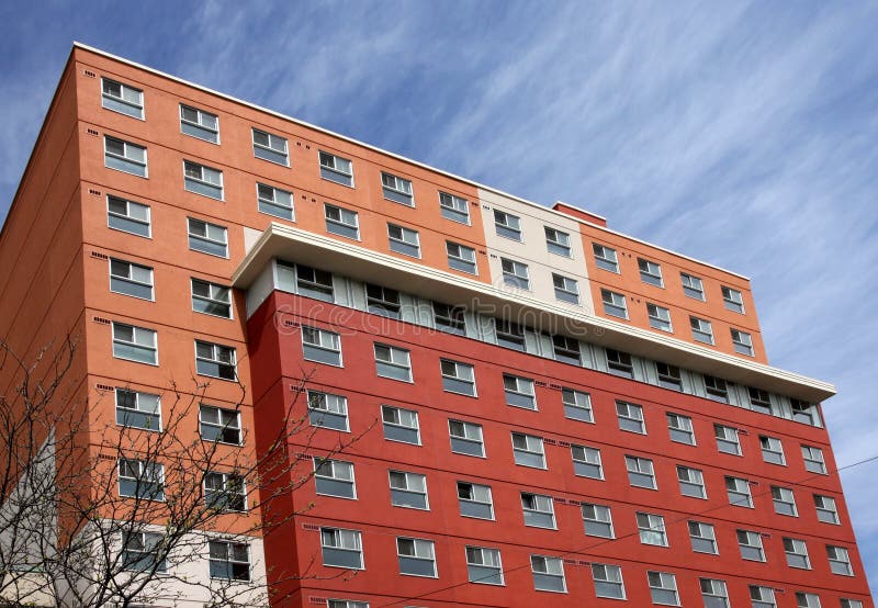 Student residence building stock photo. Image of college - 14076788