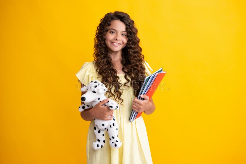 Student School Girl Learning Knowledge and Education. Stock Image ...