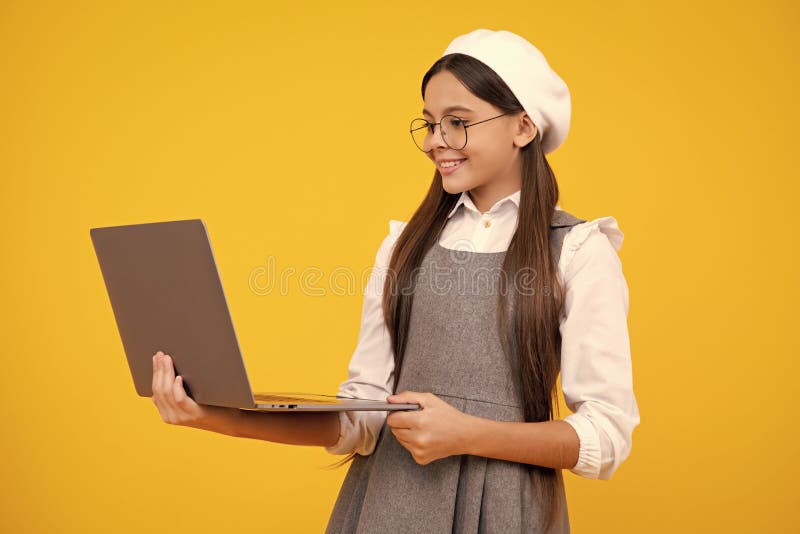 Student School Girl Learning Knowledge and Education. Stock Photo ...