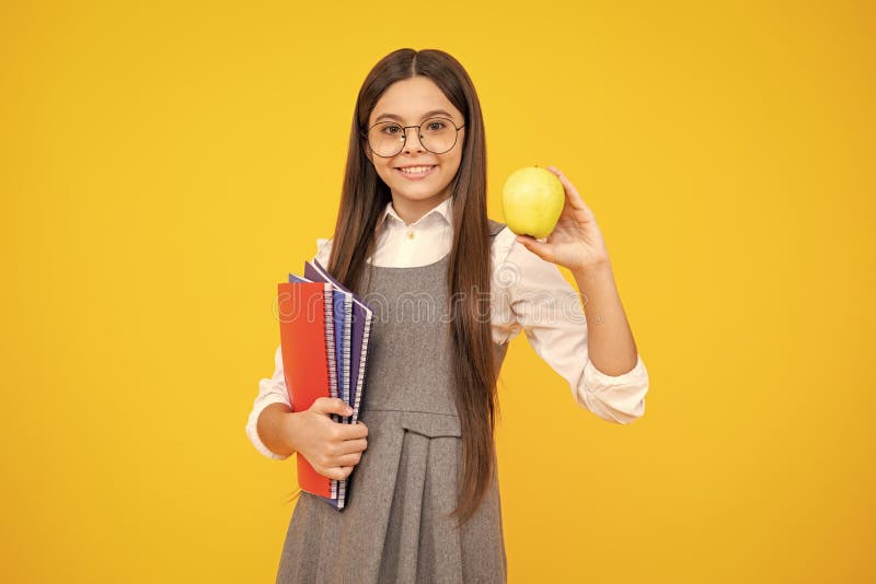 Student School Girl Learning Knowledge and Education. Stock Image ...