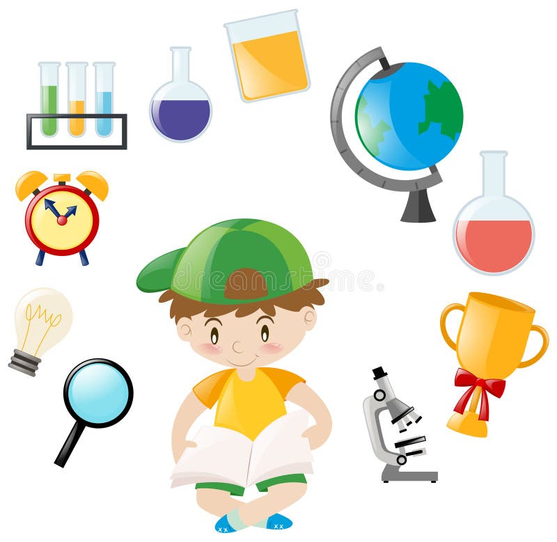 Group of Student Learning Math Stock Vector - Illustration of study ...