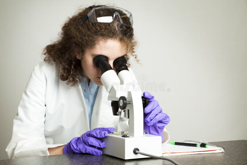 Student Scientist stock photo. Image of education, girl - 14566902