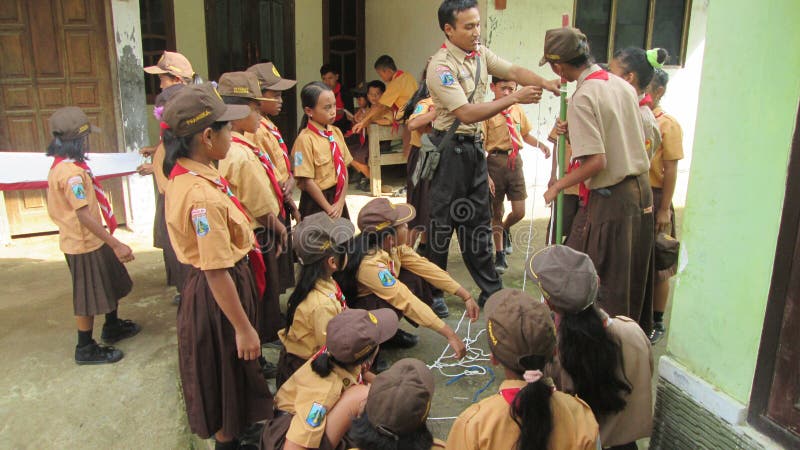 Student Scout Back To School Editorial Stock Image - Image of festival ...