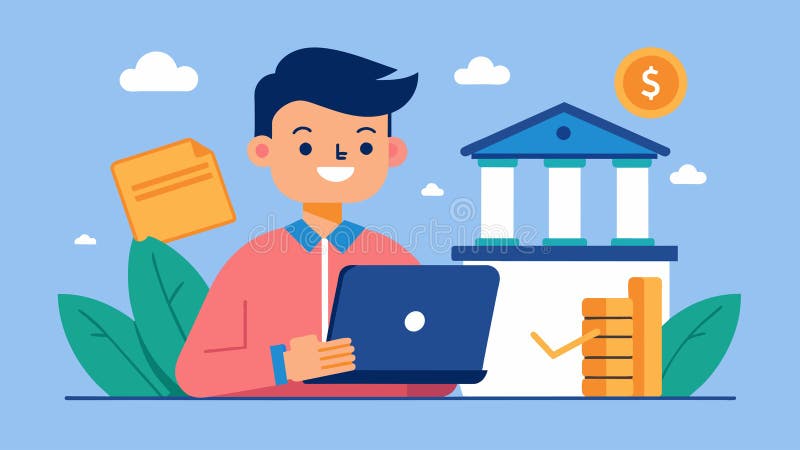 A Student Scrolls through Their Bank Account Beaming with Joy As they ...