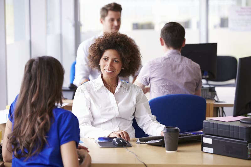 Student Services Department of University Providing Advice Stock Image ...