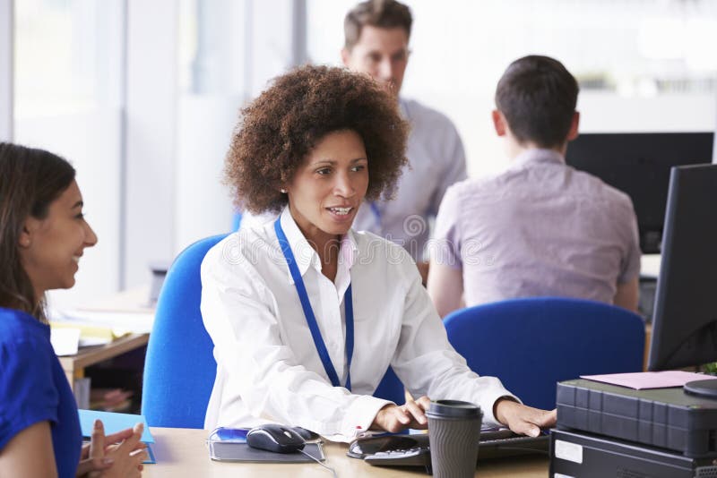 Student Services Department of University Providing Advice Stock Image ...