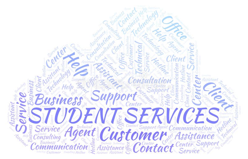 Student Support Services Word Cloud Stock Illustration - Illustration ...