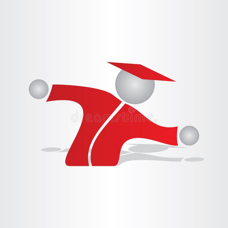 Student with shirt symbol stock vector. Illustration of graduation ...