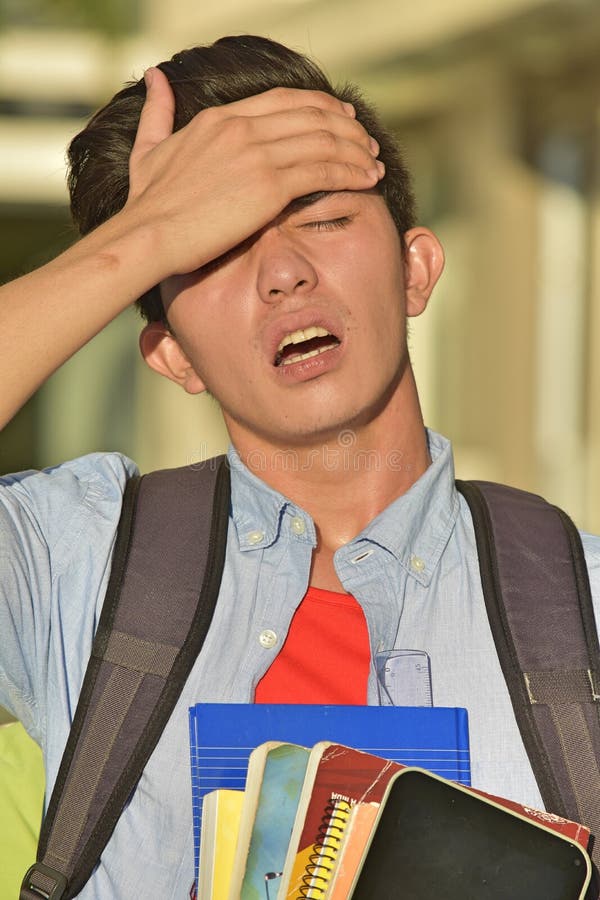 Student and Stress stock photo. Image of impatient, stress - 129496180