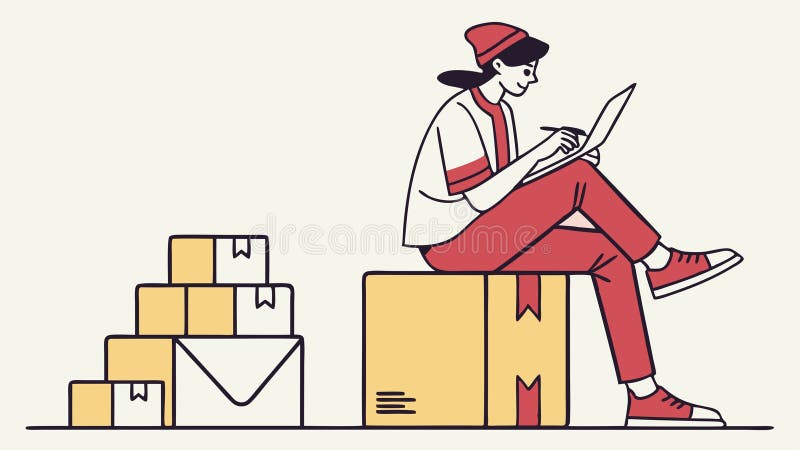 Student Studying on Book Stacks, Education and Learning Focus, Vector Design Generative AI Stock ...